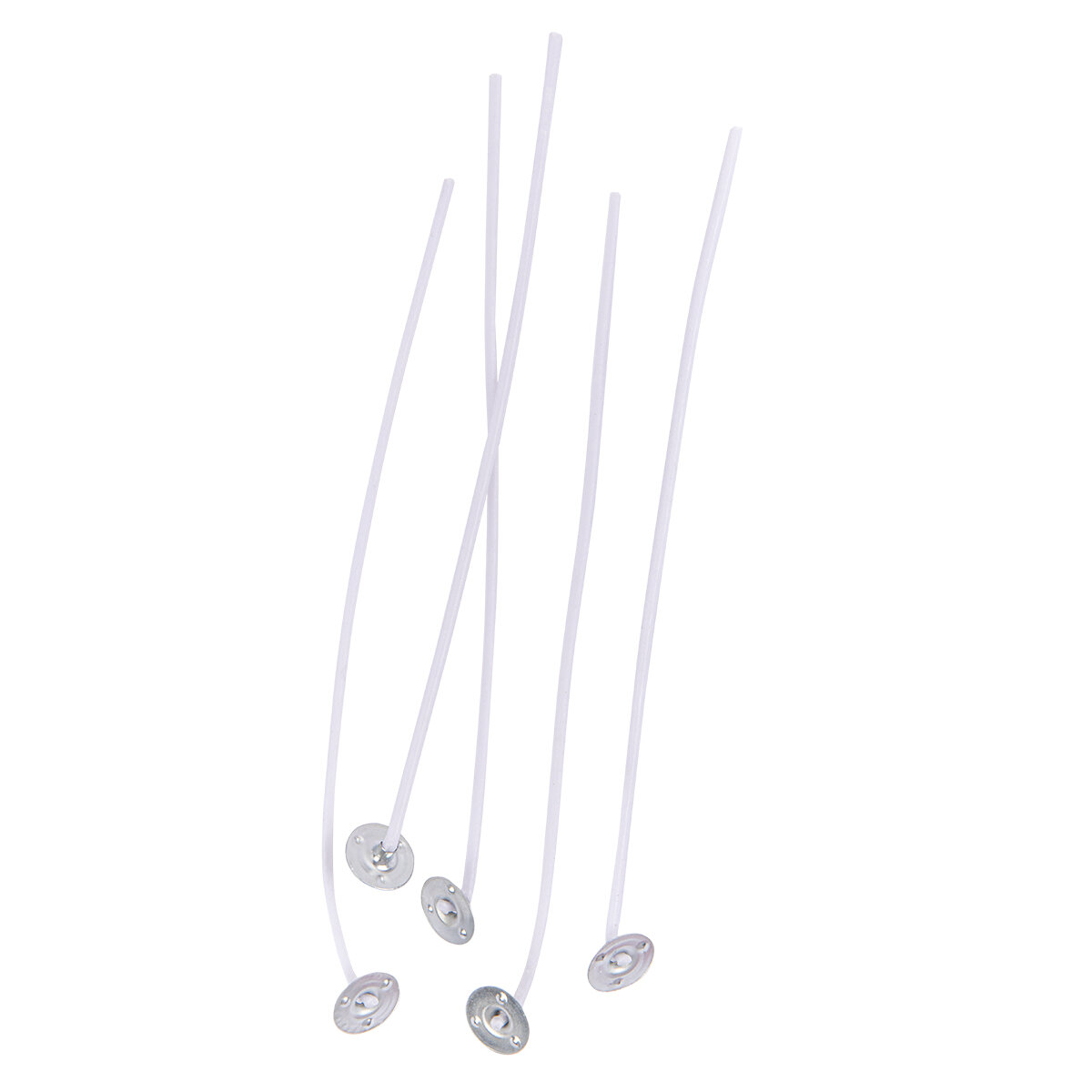 Фитили пропарафиненные с держателями 5 штук "Love2art" WICKS-02, 14 см