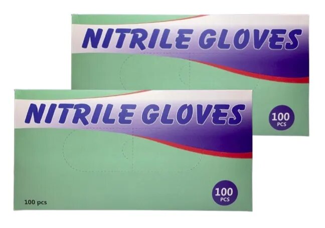 Перчатки нитриловые Gloves размер XL, 100 шт. х 2 уп.