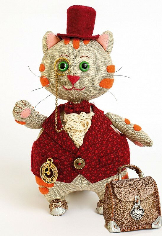 Набор для шитья Перловка #ПЛДК-1463 Денежный Кот, 20 см
