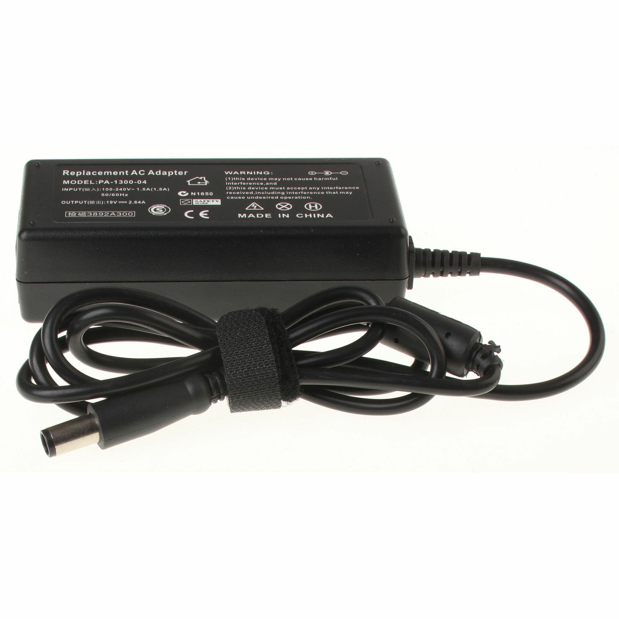 Блок питания Anybatt 19V 2,64A, 50W, разъём 7.4*5.0 mm, pin для ноутбуков Dell PA17, PG728