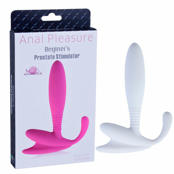 Howells Розовый стимулятор простаты Beginner P-Spot Massager - 12 см, белый