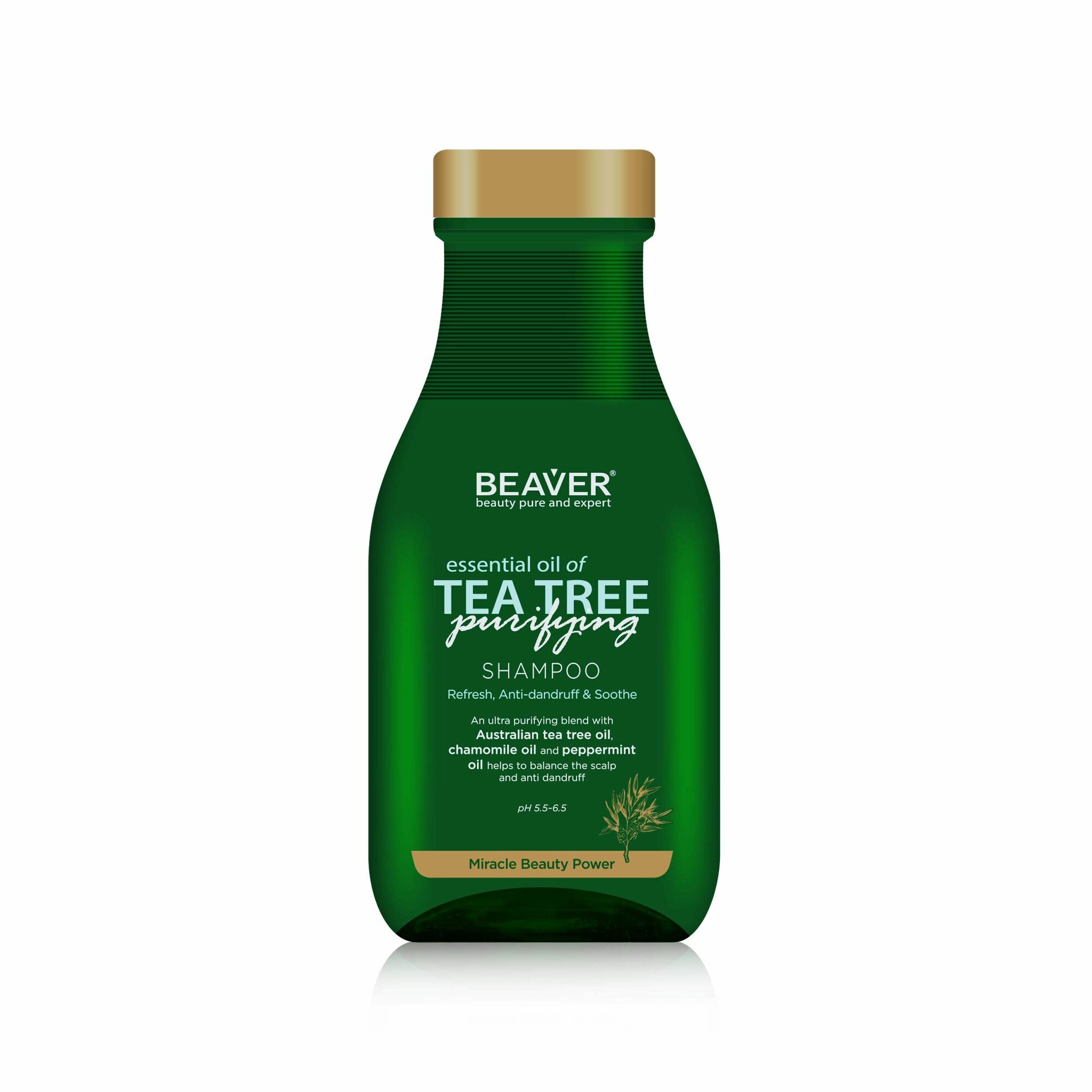 BEAVER Шампунь для волос Tea Tree Purifying Shampoo (350 мл)