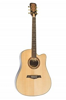 EXCALIBUR EF-610CFM гитара акустическая дредноут с вырезом, массив ели/палисандр, гриф кедр