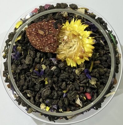 Зелёный чай «Банан Клубника»