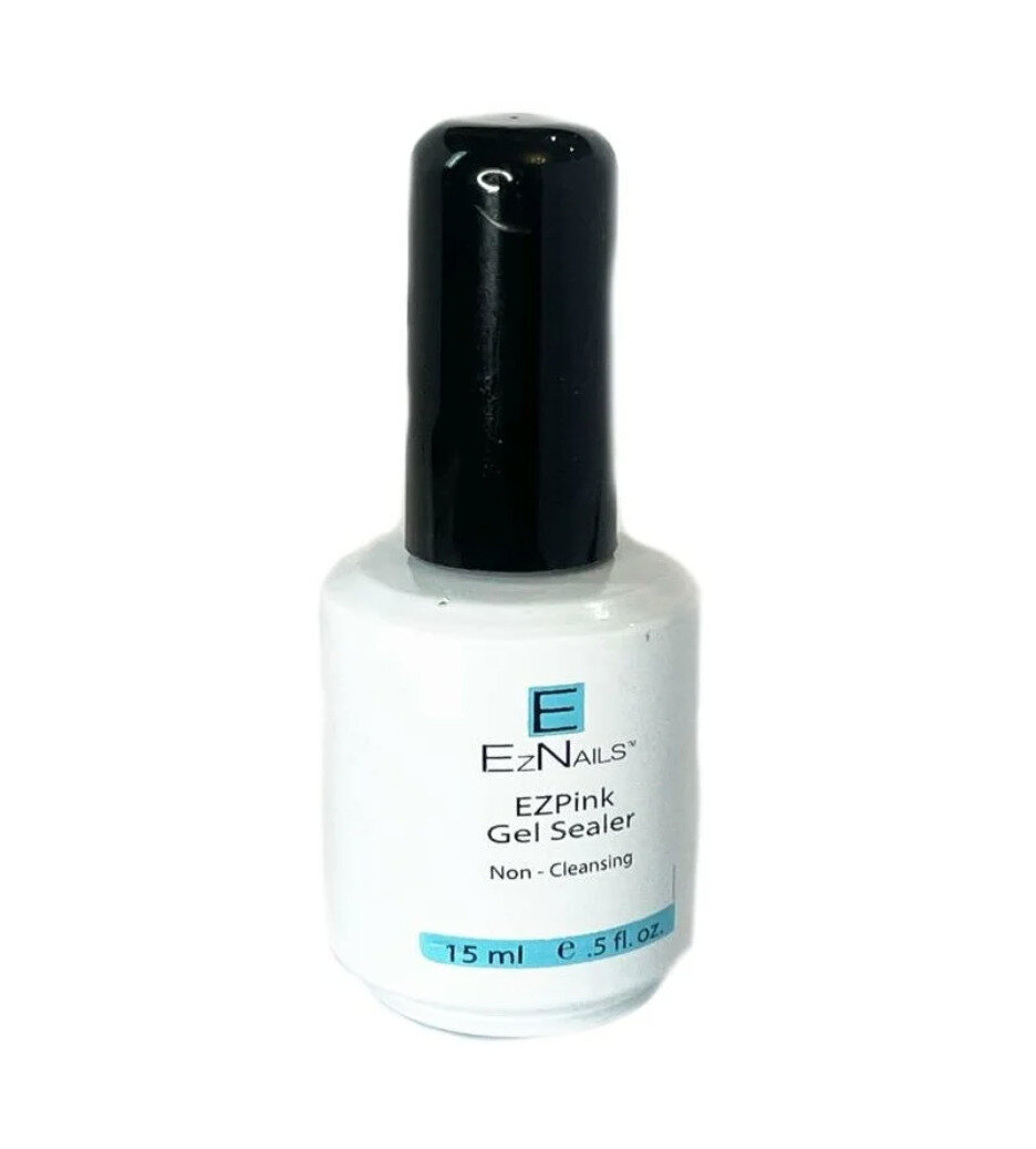 EzNails Верхнее покрытие для гель-лака EZPink Sealer, цвет розовый, 15 мл.