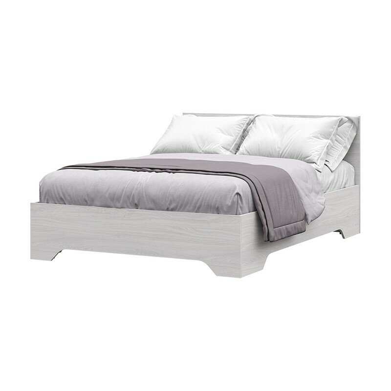 Валенсия КР 013 кровать (1,44х0,85х2,06) без ортопед. осн. дуб анкор