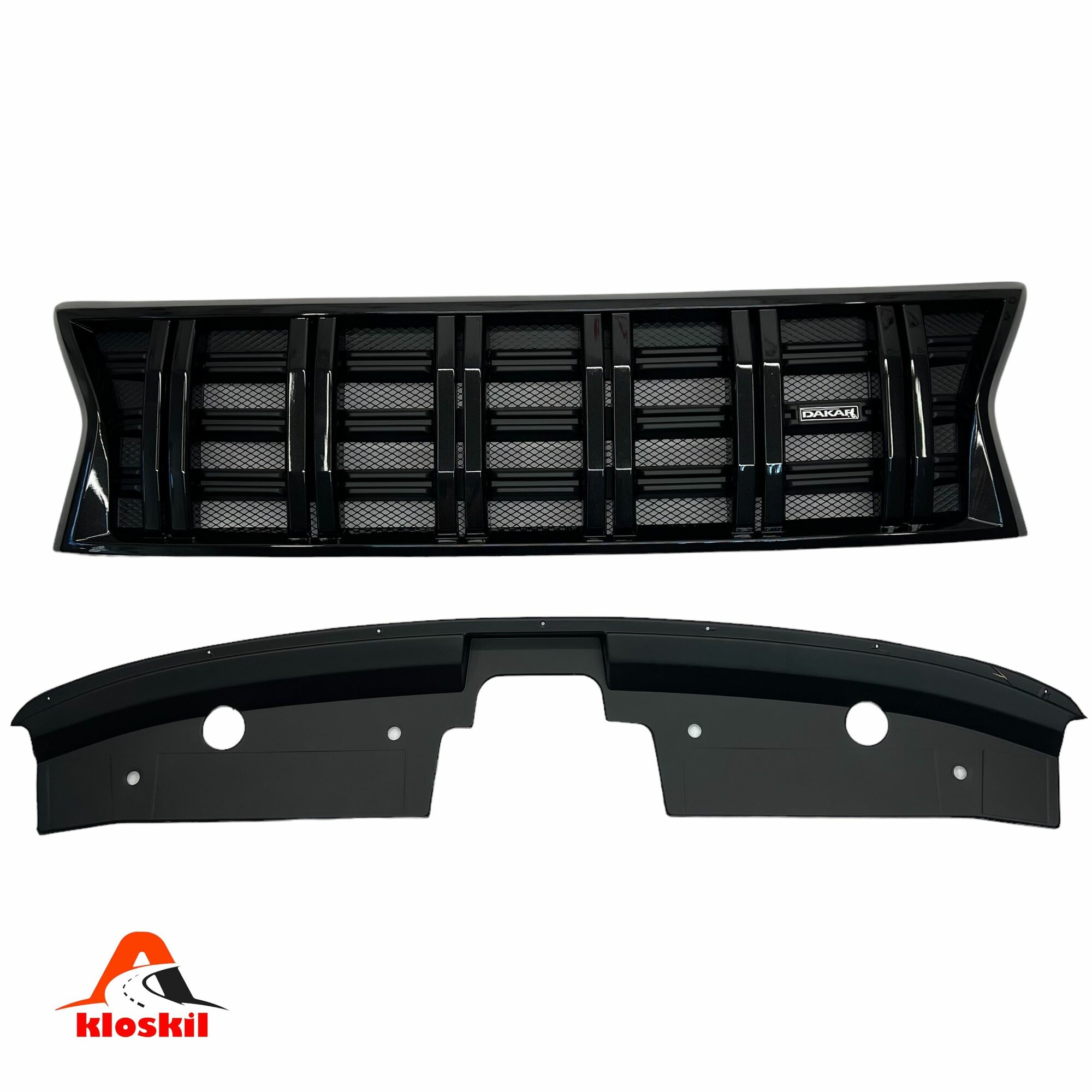 Решетка радиатора Dakar для Renault Daster чёрная