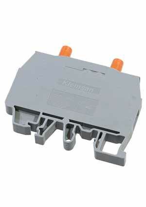 WGO1 с 2-мя тест. разъемами, 6мм. кв, (серый), 370592 Клеммник измерительный