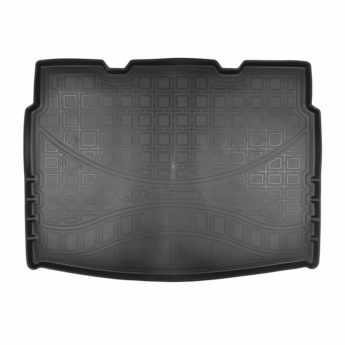 Коврик в багажник Norplast/Unidec для Volkswagen Tiguan II (2016-) Черный, на нижнюю полку, полиуретан, арт. NPA00-T95-654