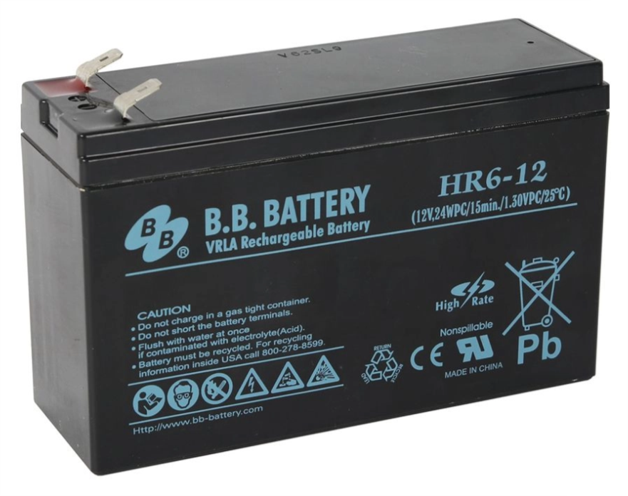 Аккумулятор для ИБП BB Battery HR6-12