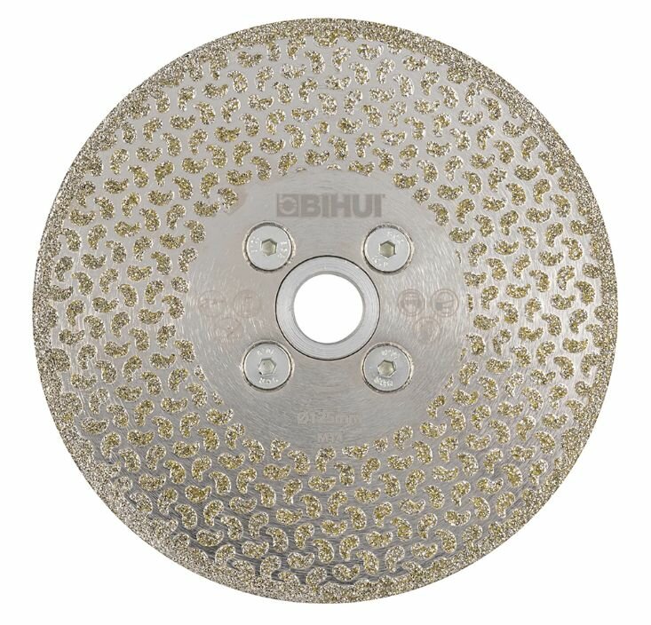 Алмазный диск шлифовально-отрезной по керамике BIHUI DCWME5, 125 мм M14