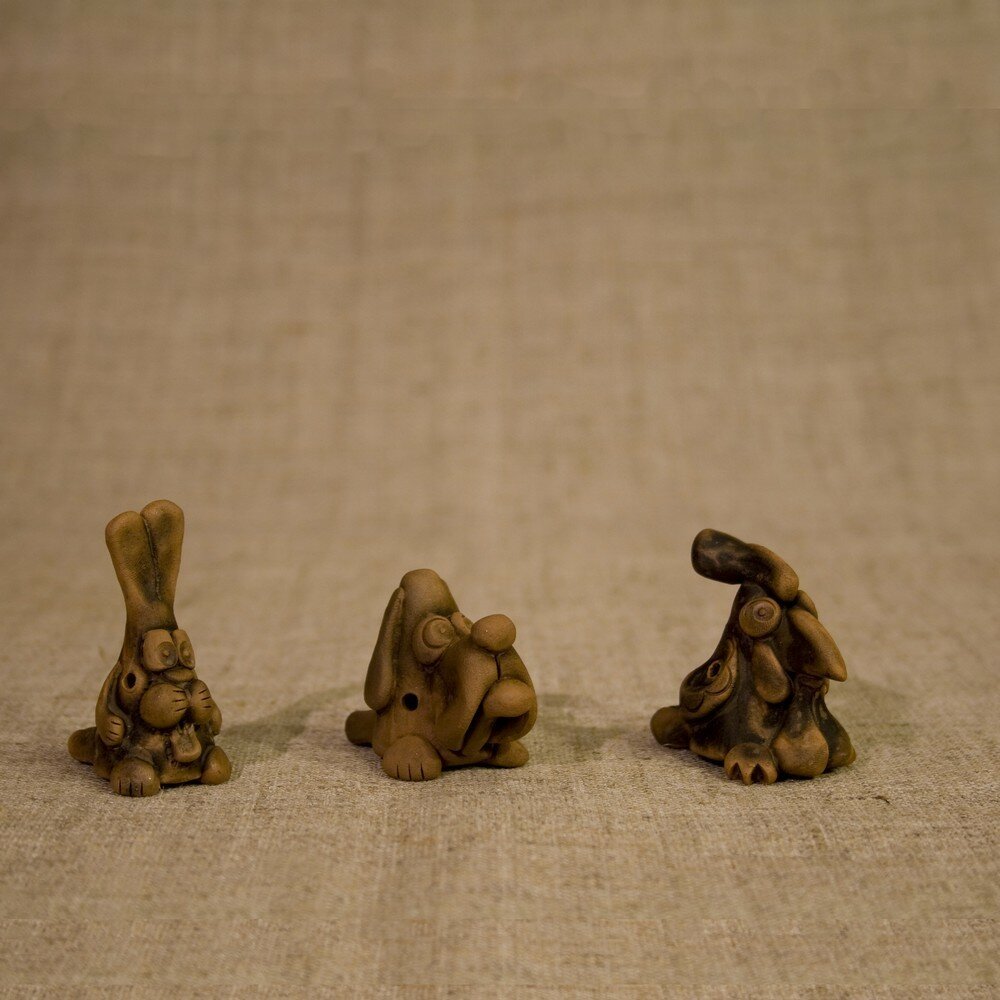 Свистулька керамическая мастерская сереброва без росписи