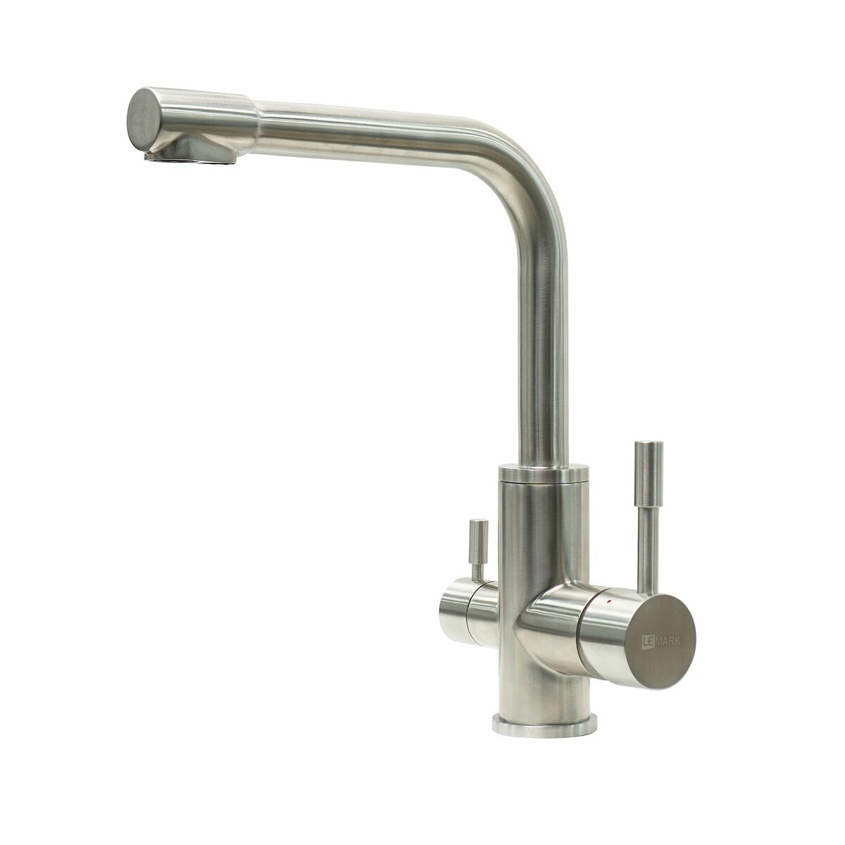 Смеситель Lemark Expert LM5061S для кухонной мойки, серый металлик