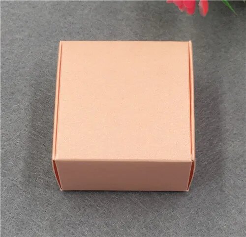 Картонные подарочные коробки для мыла 50 шт. pink, 40x40x25mm