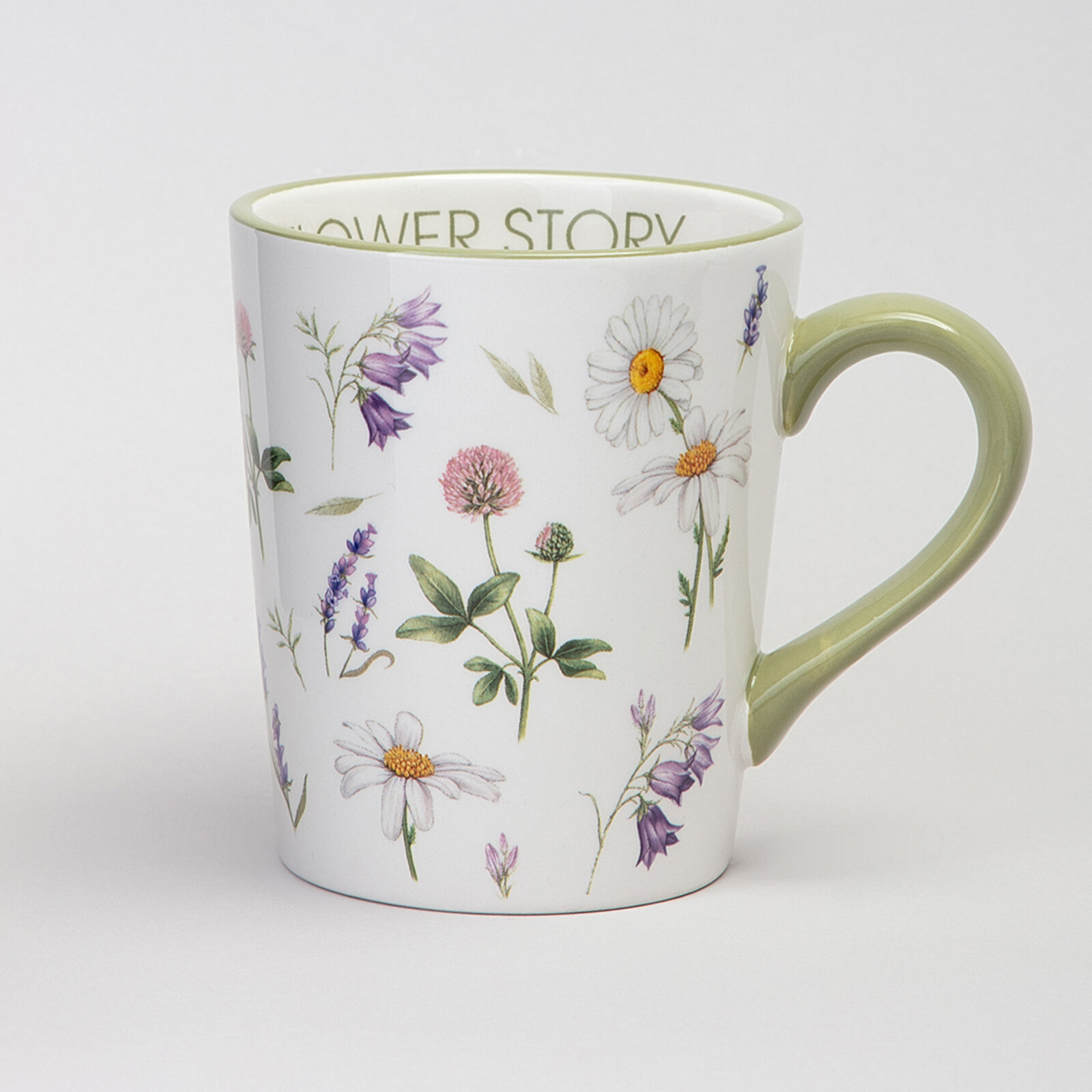 Кружка agness flower story 13*9,5*10,5 см 400 мл KSG-358-2169