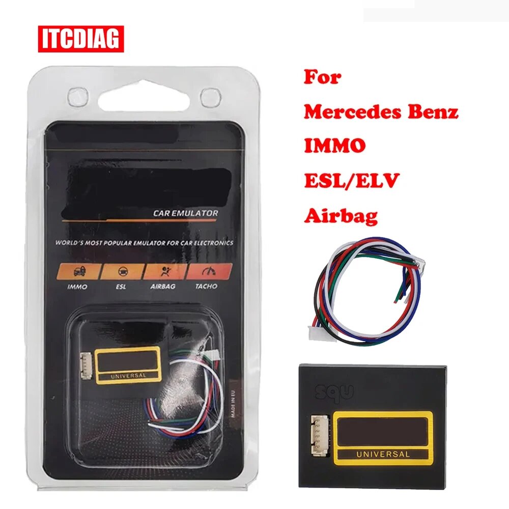 Универсальный эмулятор автомобиля V96 для Mercedes Benz иммобилайзера/ESL/ELV/подушки безопасности CR2 CR1.7 CR1.2 ME 2,8 ME2.0 ME1.0 MSA 25,2 MSA