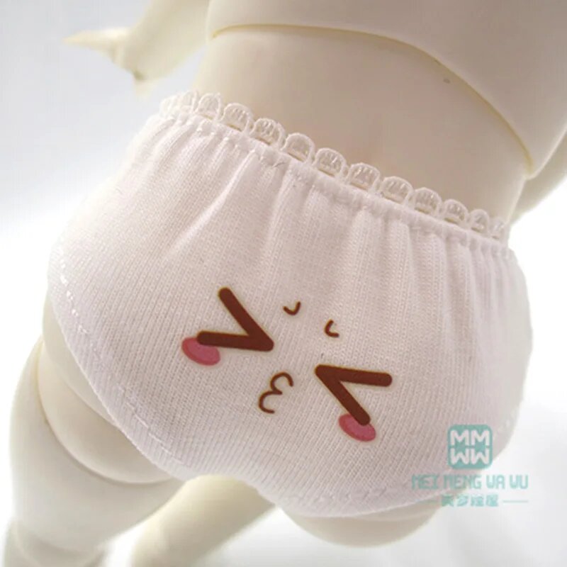 Аксессуары для кукол BJD меимэнваву розовые топ-бюстье и трусики 1/4 DK--009--A, Fits 60cm BJD Doll