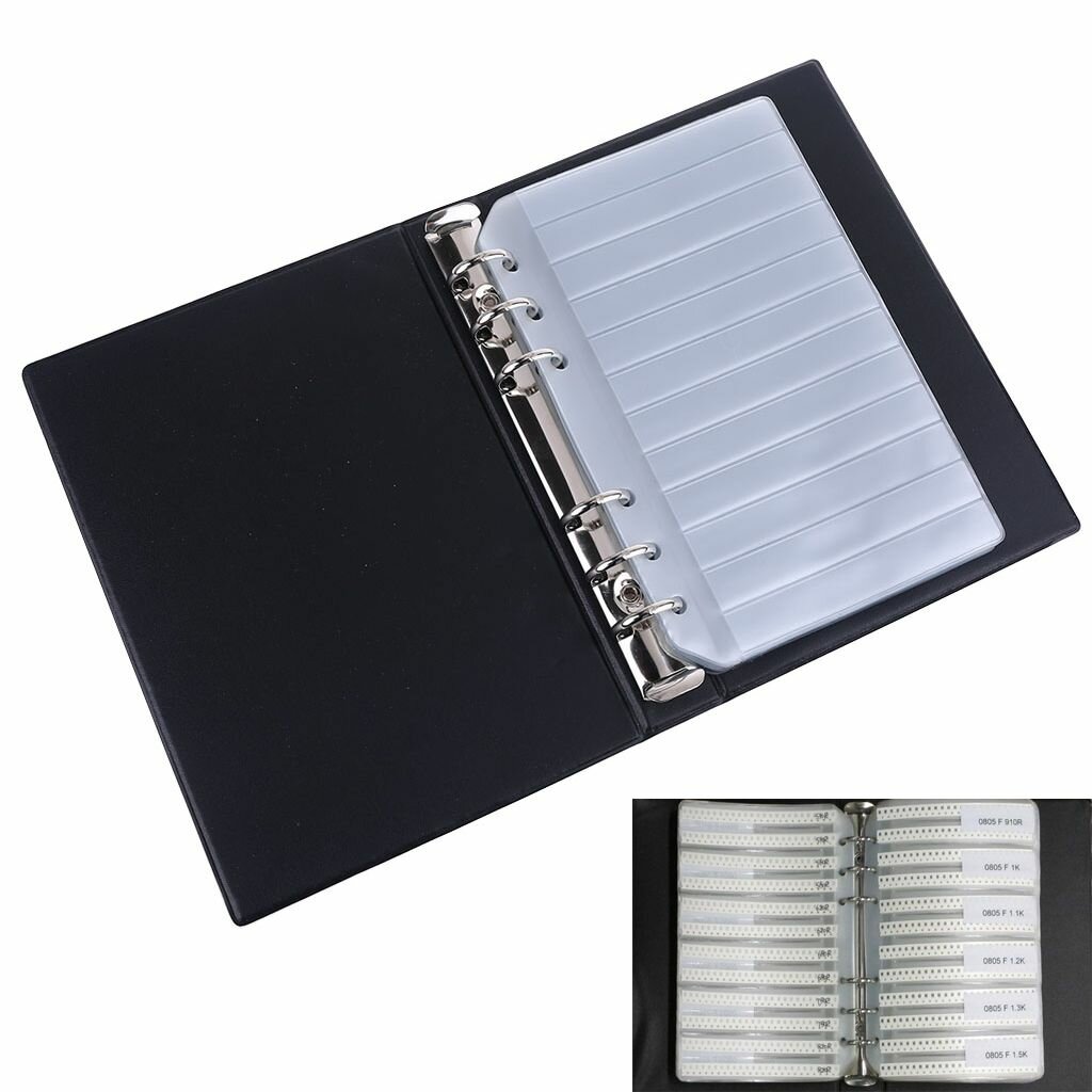 Принадлежности для инструментов, Книга образцов электронных компонентов пустая книга