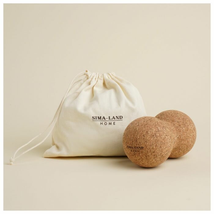 Мяч массажный Sima-Land Home, d 15 см, пробка