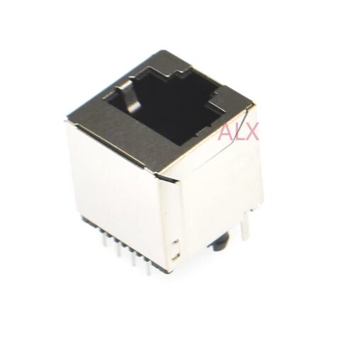 Экранированная розетка RJ45 ALINSIN, NO LED-180 Degrees