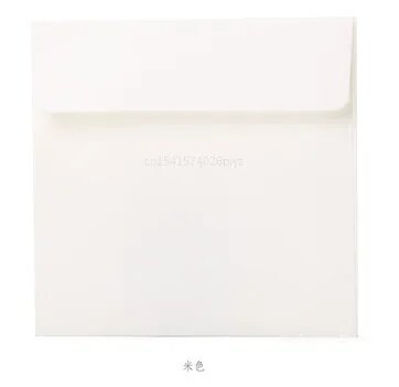 Квадратные пустые конверты MOONBIFFY 10 шт. Белый, белый