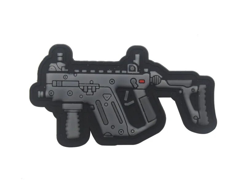 Патч PVC SNQP 4.5*7.5см Черный, qq8