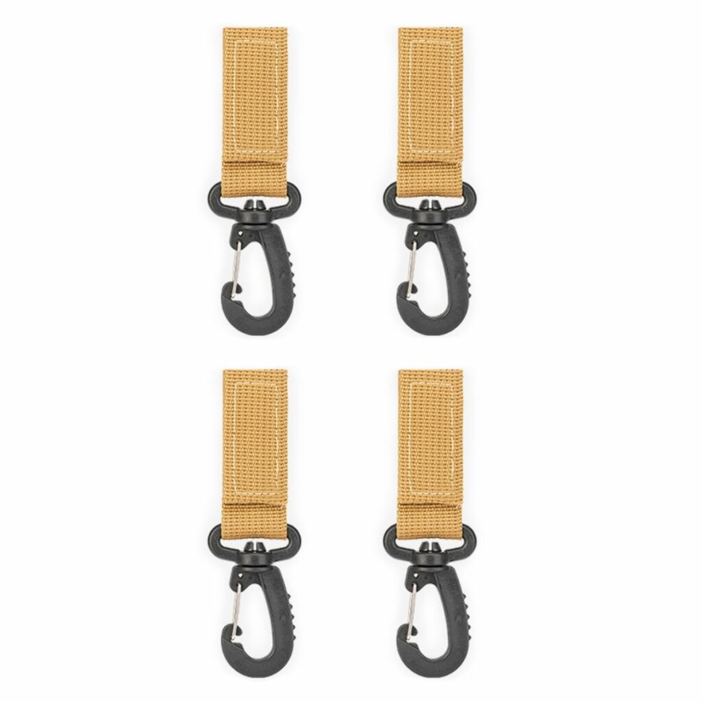 4 шт. нейлоновые лямки с пряжками, зажим для ремня, подвесной крючок ключей, карабин, ремень, уличный хранитель