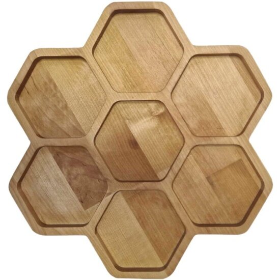 Менажница Guter Baum соты 7 ячеек 26,5х28х1,8 см (370674m)