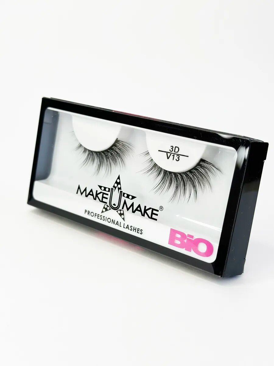 Профессиональные накладные шелковые ресницы BIO, форма V13
