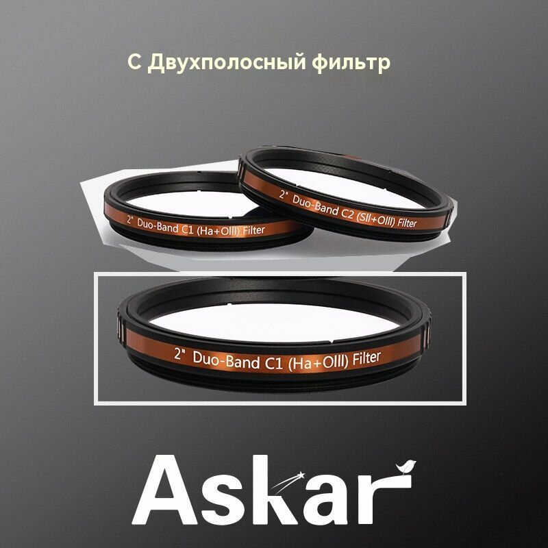 Askar, C1 H+OIII,2inch, Двухпроходной полосовой фильтр