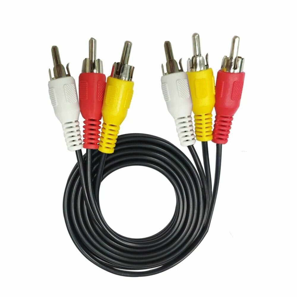 Аудиокабель 3RCA 3RCA 1,5 метра