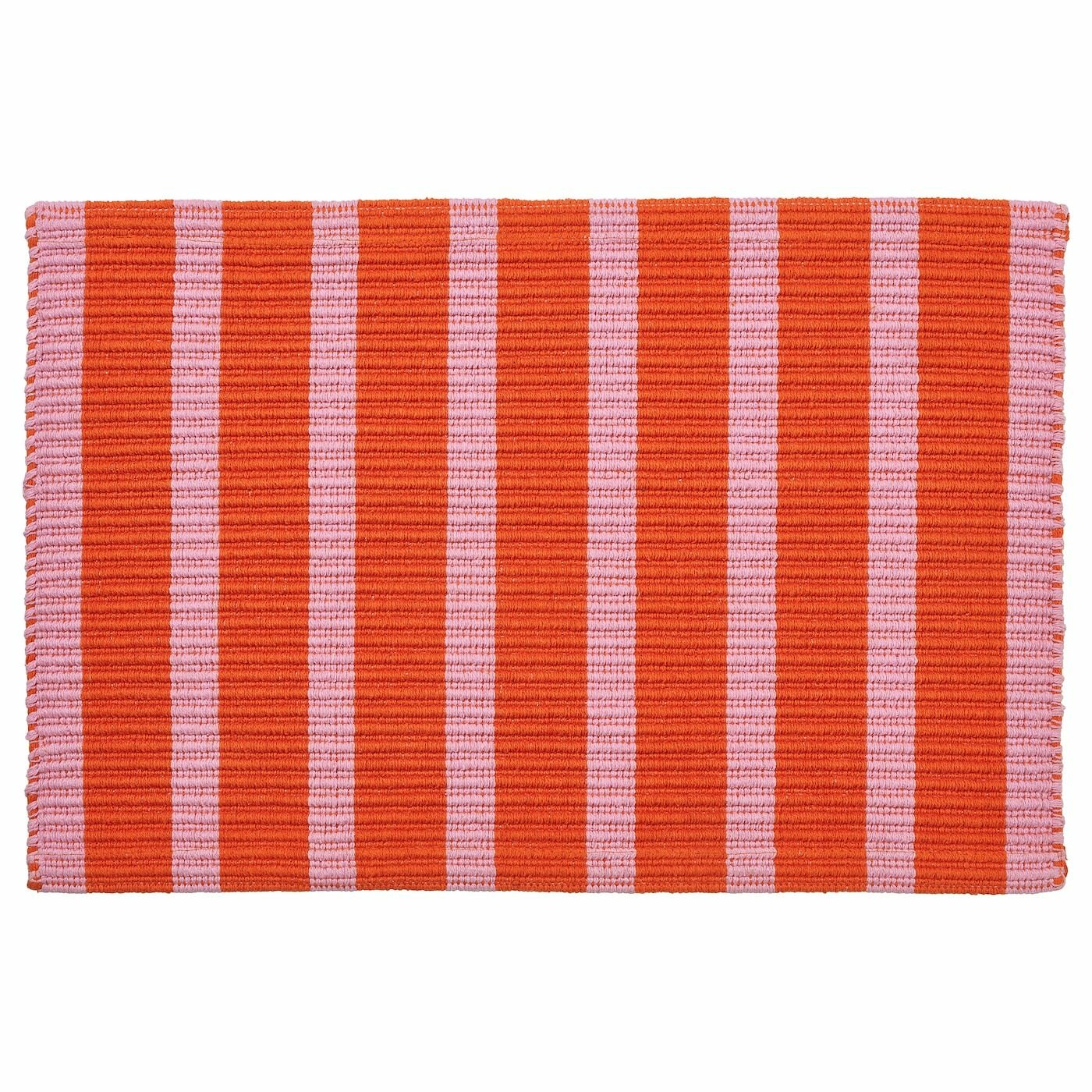 Коврик IKEA VAGSKYLT 405.825.29, 40x60 см, розовый / оранжевый