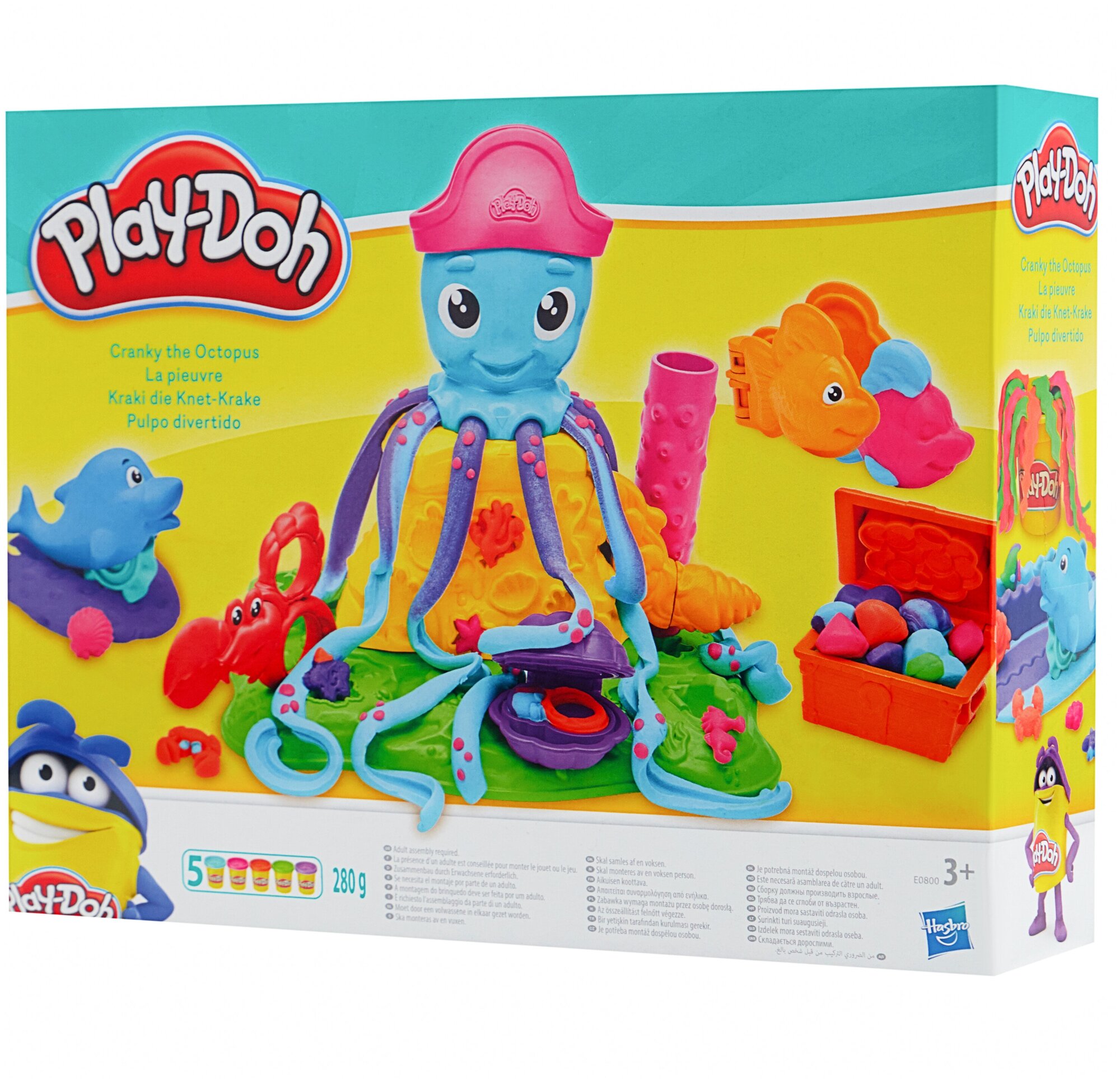 Play-Doh (Hasbro) Play-Doh Набор игровой Веселый Осьминог E0800