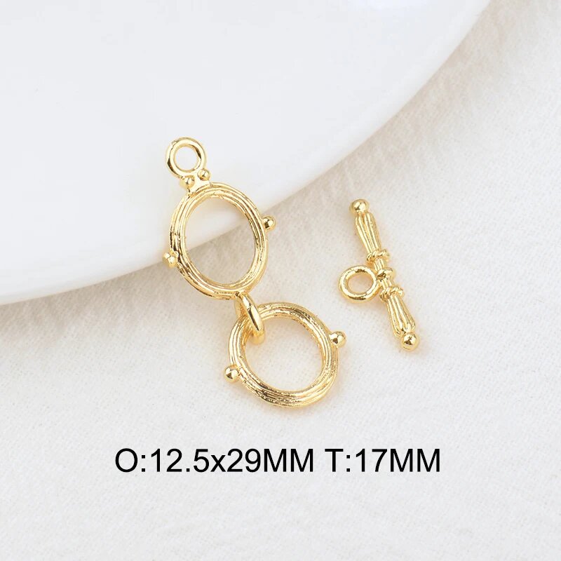 Комплект браслетов из латуни TARIN THOMAS 6 шт, золотистого цвета Style 12-3371