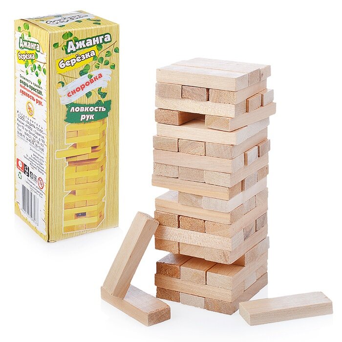 Игра Задира Джанга Березка, малая, из натурального дерева 3173