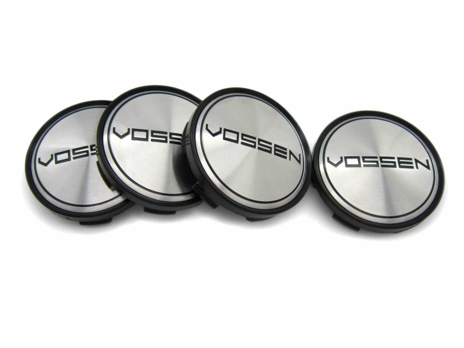 Колпачки, заглушки на литые диски Vossen chrome 59/56/10 мм, комплект 4 шт.