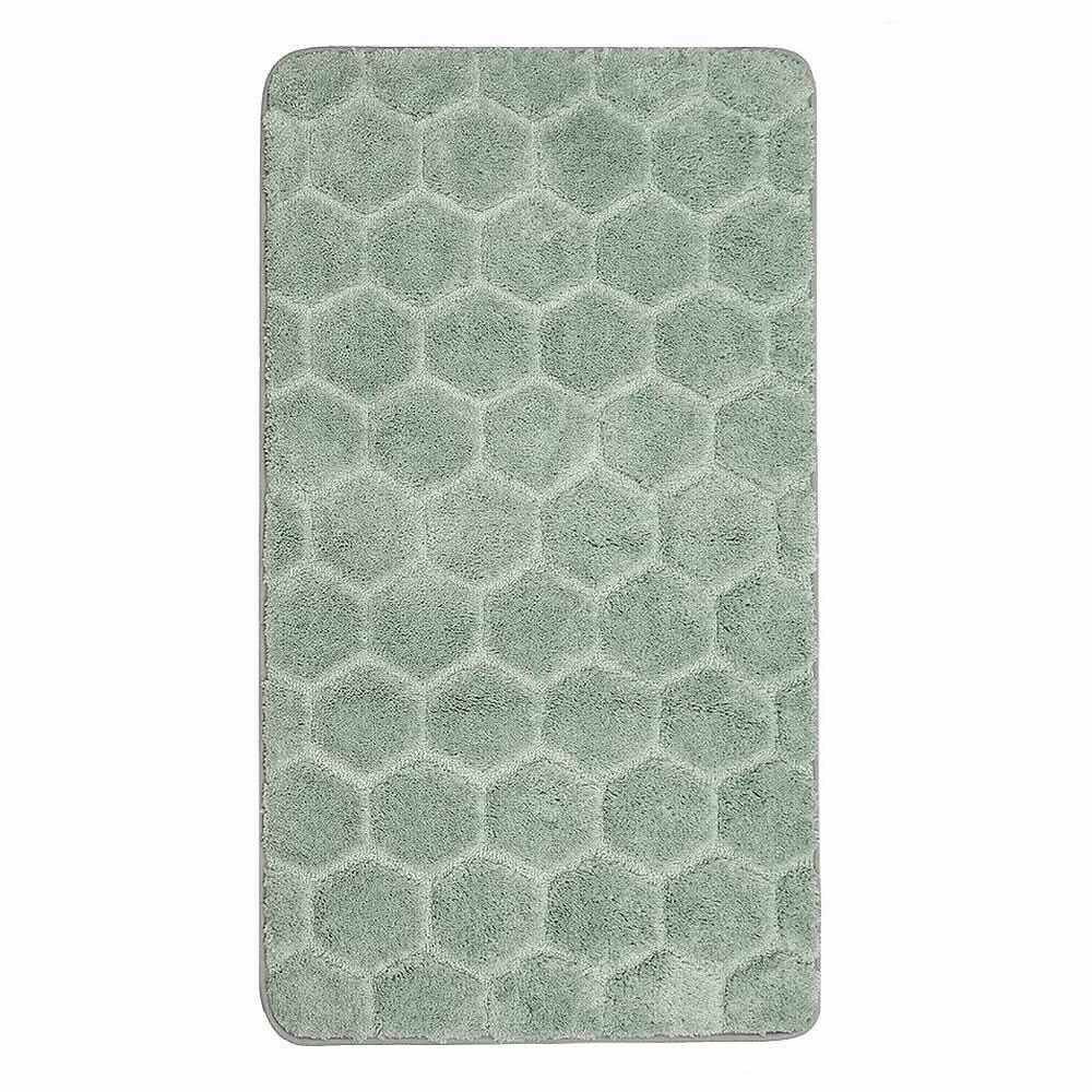Коврик для ванной BATH PLUS CACTUS 70х120 см микрофибра зеленый
