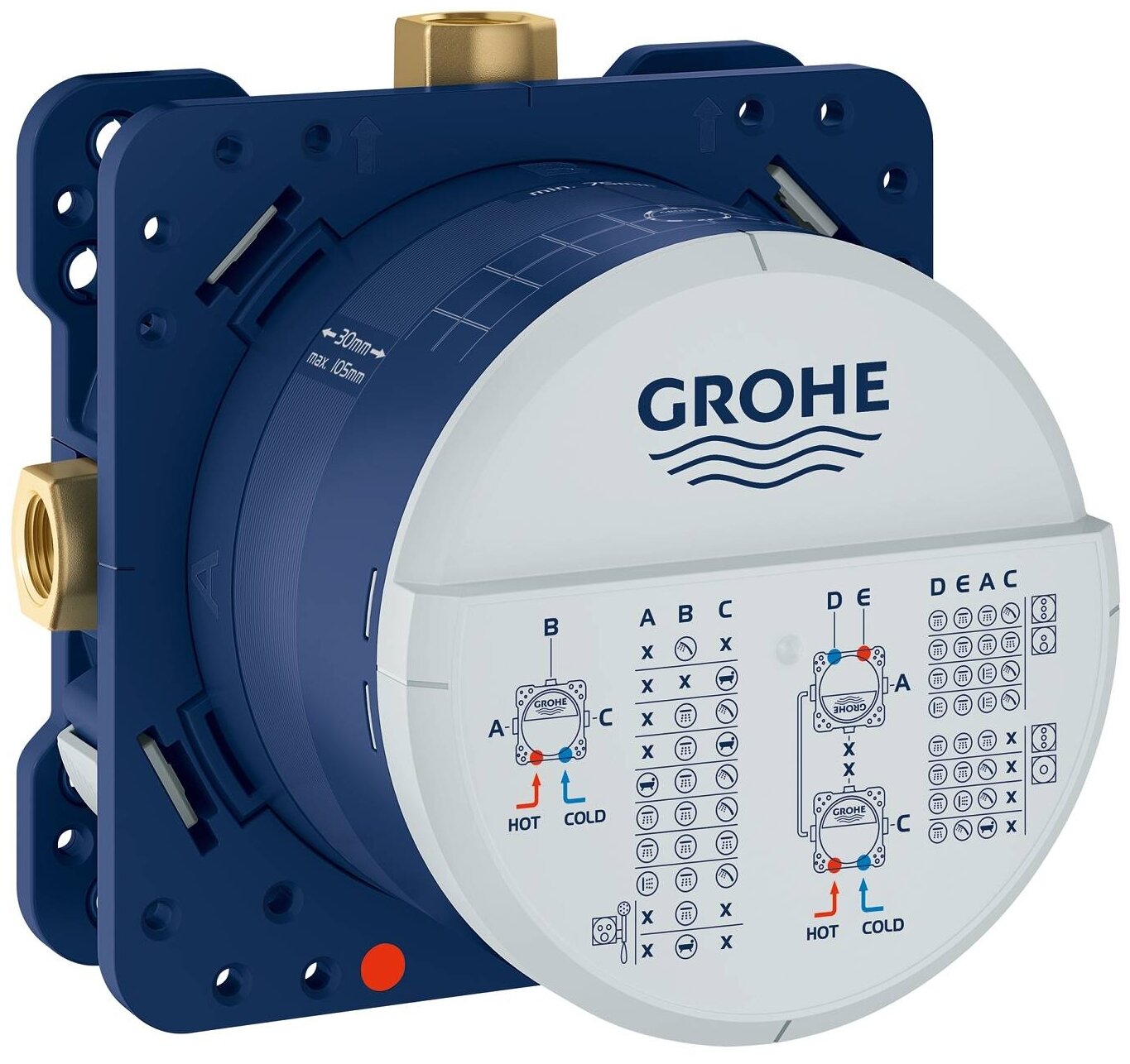 Grohe Скрытая часть для смесителя Grohe Рапидо СмартБокс 35600000