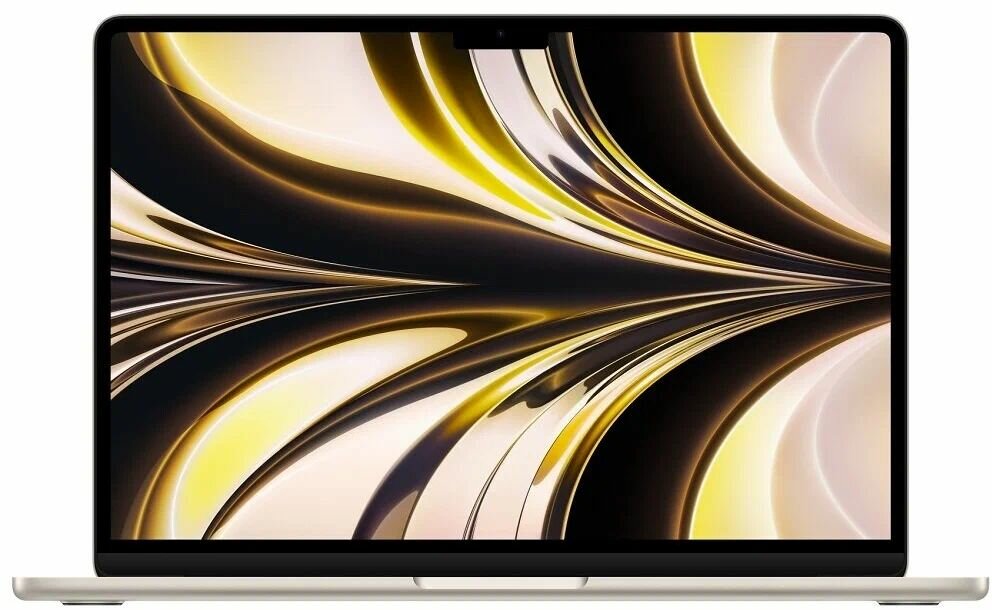 13.6" Ноутбук Apple MacBook Air 13 M2 2024 16+256 ГБ, сияющая звезда