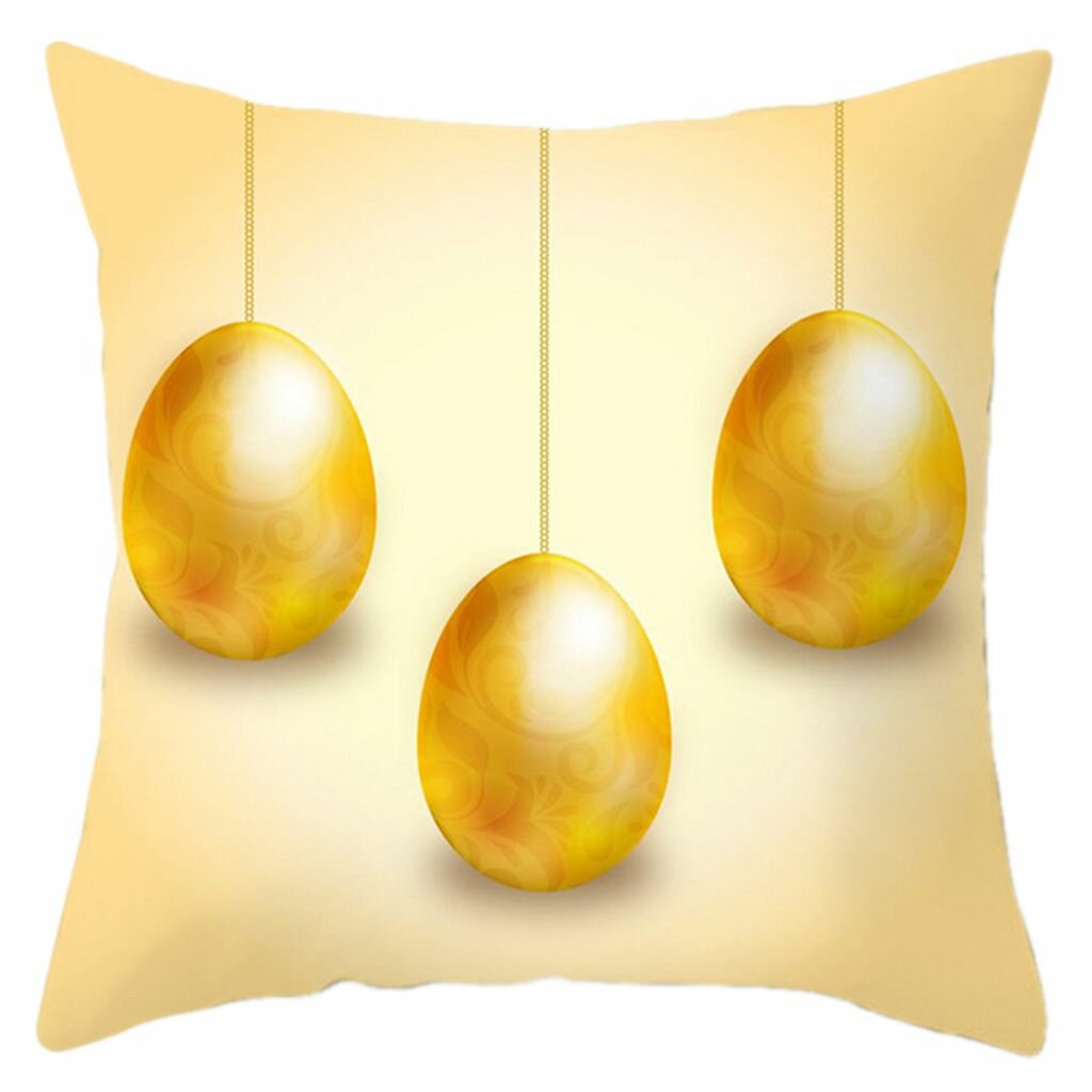 Декоративная подушка для чехла с принтом яиц из полиэстера Подушка Cove