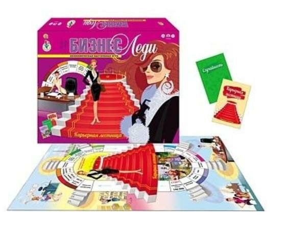 Настольная игра Рыжий кот Экономическая, Предприниматель, Бизнес-леди (ИН-0361)
