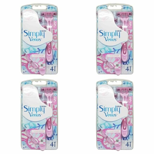 Gillette Одноразовые станки Gillette Simply Venus 3, 4 уп