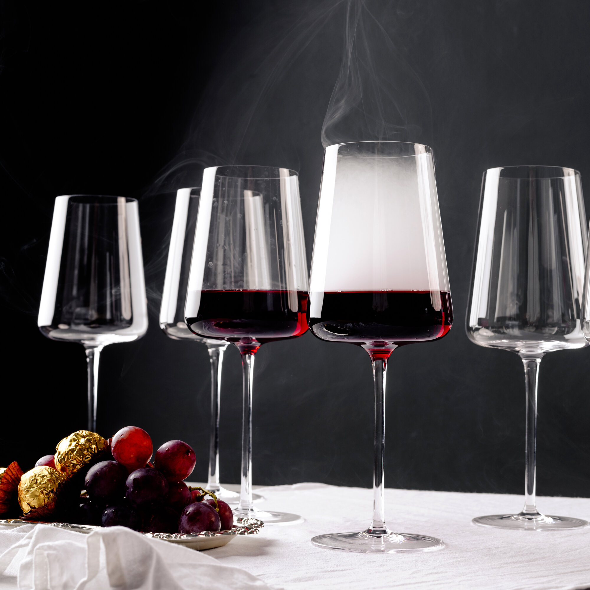 Набор бокалов для вина 530 мл, 6 шт, хрустальное стекло Chef&Sommelier Biarritz-Mod