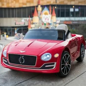 Детский электромобиль Bentley с двойной дверью-ножницами и полным приводом с кожаным сиденьем-x.
