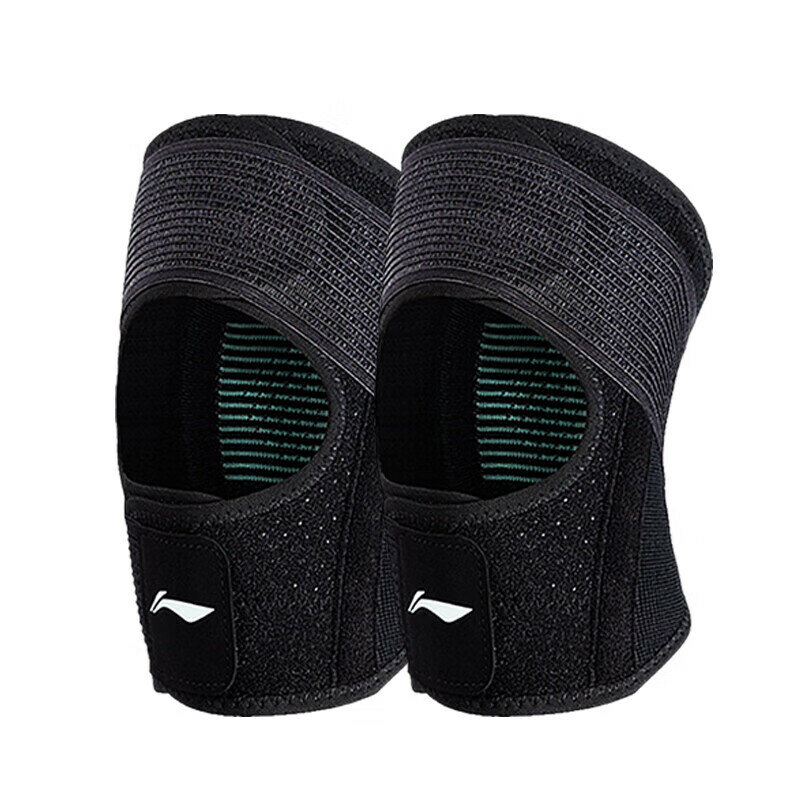 Наколенники LI-NING Knee Pads for Sports, для бега, баскетбола, размер XL, black, 2 шт