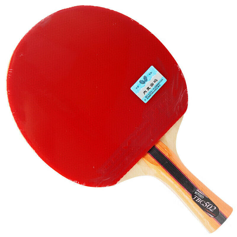 Ракетка Butterfly Five-Star Table Tennis Racket, Penhold Grip, цвет красный, черный