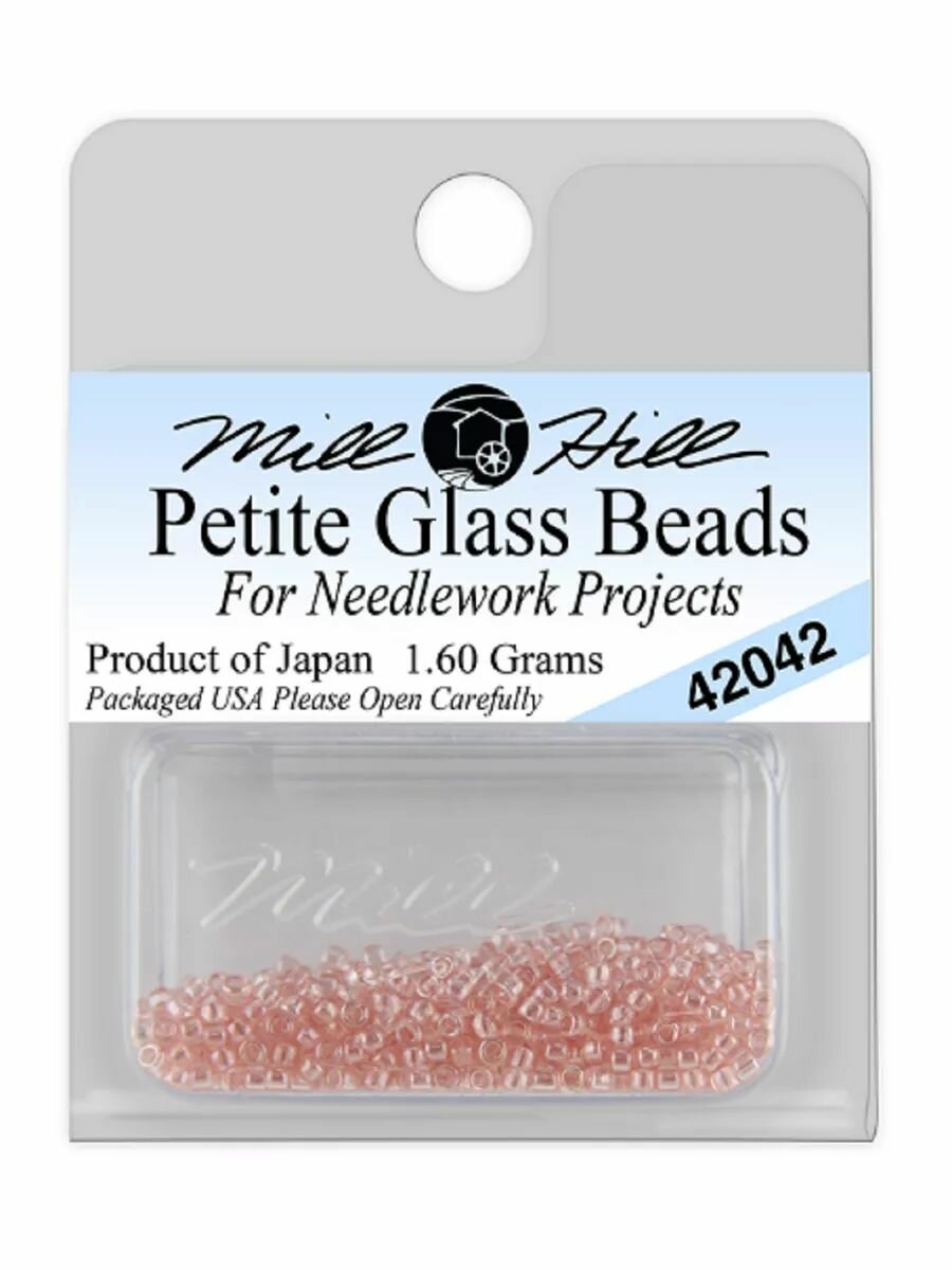 Стеклянный бисер Mill Hill Seed-Petite Glass Seed Beads 1,6 гр, цвет: 42042