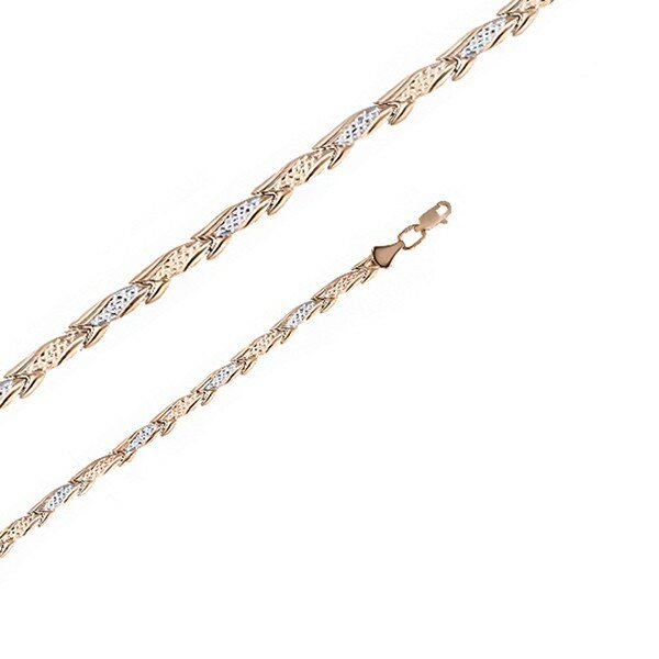 Браслет, красное золото, 585 проба