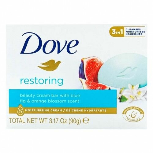 Крем-мыло Dove "Инжир и лепестки апельсина", кусковое, 90 г