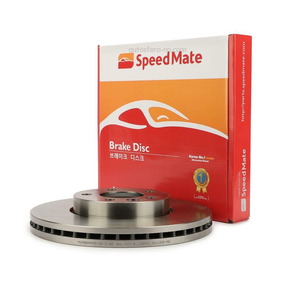 SPEEDMATE SMBDE105 Диск тормозной передний VW T5, Multivan V, Transporter, Caravelle